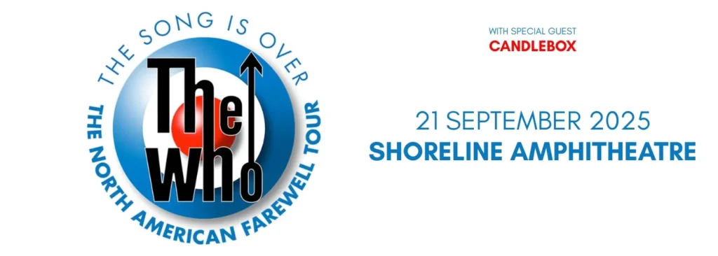 The Who Tickets | 21 September 2025 | Shoreline Amphitheatre - CA
